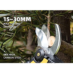 T TOVIA Electric Pruning Shears Replacement Blade Upper Blade, 30mm/1.2″ Cutting Diameter SK5 High Carbon Steel Blade, Tree Branch Flower Bushes Trimming, Applicable Model GPS41-B2130