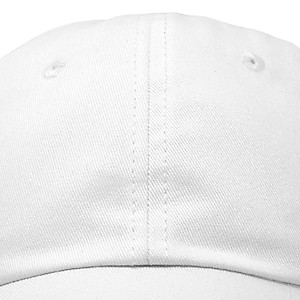 DALIX Womens Hat Lightweight 100% Cotton Cap in White