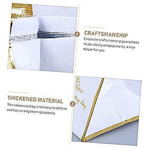 ULTECHNOVO Packing Cold Insulation Portable Plastic Tote Plastic Packaging Bags Plastic Shopping Bags for Groceries Insulated Grocery Tote Cooler Bags Insulated Lunch Tote Bag Delivery Bag