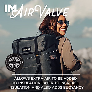 ICEMULE Urbano Backpack Cooler – Padded Straps, 100% Waterproof, 24+ Hours Cooling, Soft Sided Cooler for Hiking, Camping & Picnics, 30 Liter, Fits 20 Cans + Ice, Snow Grey