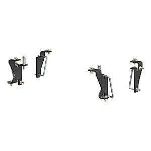 CURT 16420 5th Wheel Installation Brackets, Select Dodge, Ram 1500, 2500, 3500 Black