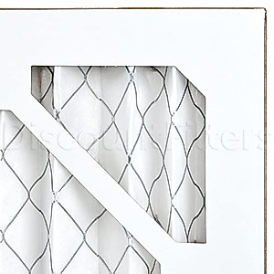 AIRx ALLERGY 20x20x1 MERV 11 Pleated Air Filter - Made in the USA - Box of 6 , White