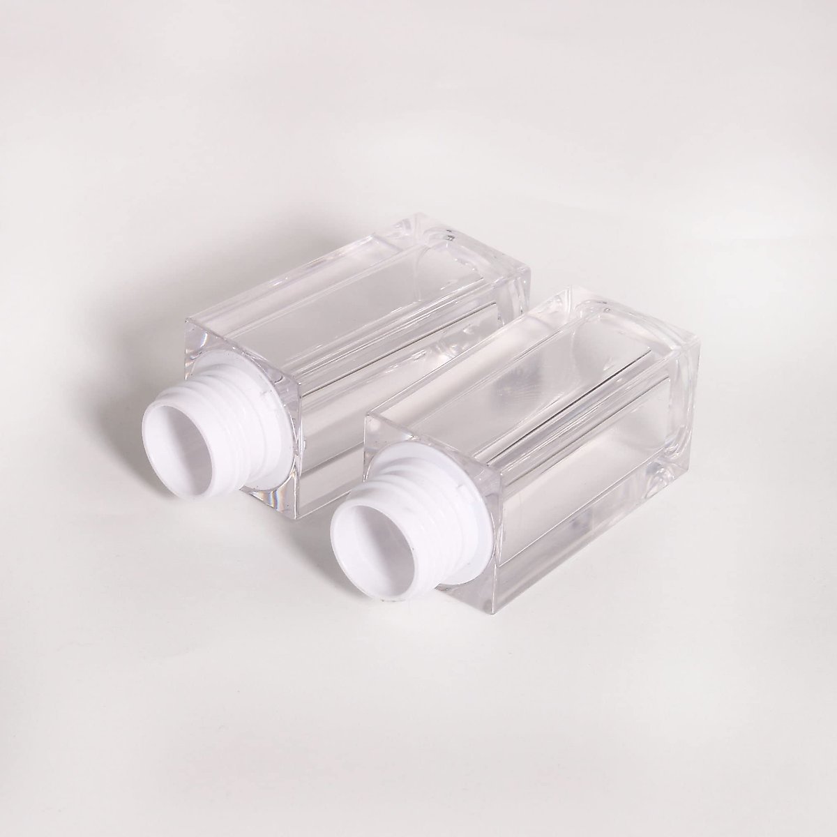 24pcs 5ml Empty square pink lipgloss tubes bulk wholesale with big wand lipgloss containers