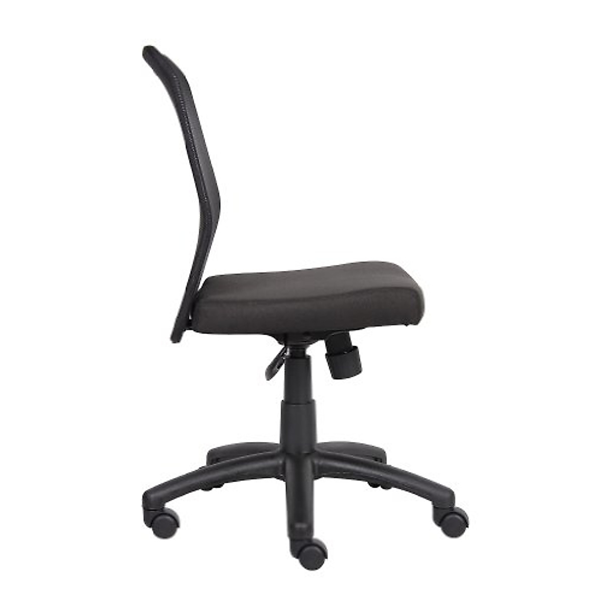 Boss Office Products Budget Mesh Task Chair without Arms in Black