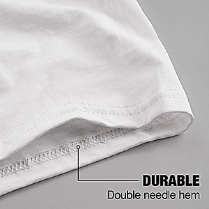 Emporia State University Official Hornets Women's T Shirt,White, Medium