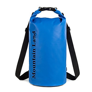 Mountain Land Waterproof Beach Dry Bag 30L Roll Top Backpack Boat Bag Dry Sack for Kayaking Rafting Fishing Hiking Camping Dark Blue