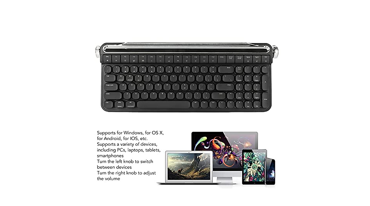 100 Keys Typewriter Mechanical Keyboard with RGB Backlight | Bluetooth ...