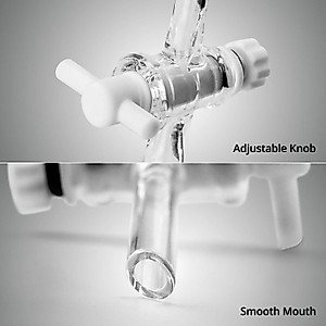QWORK 1000ml Separating Funnel with 24/29 Joints and PTFE Plug