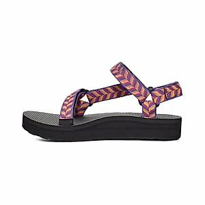 Teva Women's Midform Universal Sandal, Retro Geometric Imperial Palace, 10