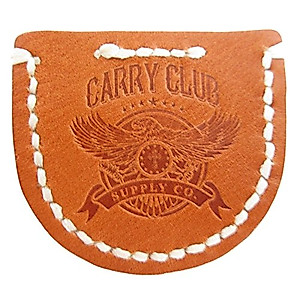 Tan 1 3/4" Challenge Coin Protective Pouch/Sleeve, Genuine Leather, 100% Hand Made