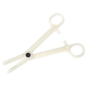 Disposable Piercing Clamps Set,10pcs Disposable Slotted Navel Forceps Clamp Triangle Open Plier Ear Nose Piercing Tools