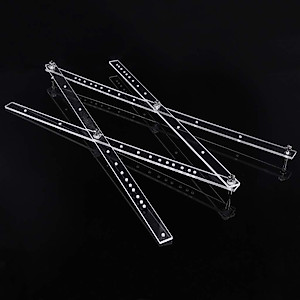 Sara-u 50cm Scale Excellent Folding Ruler Artist Pantograph Copy Rluers Draw Enlarger Reducer Tool for Office School Drawing Supplies