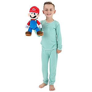Franco Kids Bedding Soft Plush Mini Cuddle Pillow Buddy, One Size, Super Mario,PC1338