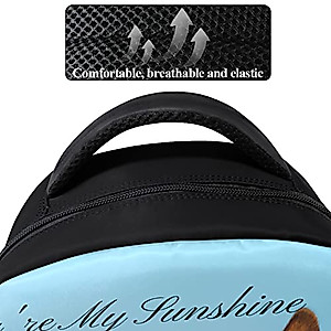 ZZXXB Custom Casual Backpack Personalized Your Text Picture Waterproof Travel Daypack Children School Bag