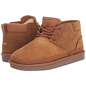 Koolaburra by UGG Unisex-Child ADVAY Chukka Boot, Chestnut, 2 Little Kid
