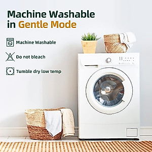 HARNY Bamboo Pillow Top King Size Mattress Topper - Thick Breathable Bed Pad for Back Pain - Soft Plush Feather Down Fill 8-21 Inch Deep Pocket(Viscose Made from Bamboo)