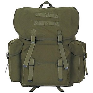 Fox Outdoor Products NATO Style Rucksack, Olive Drab, 19 x 12-Inch