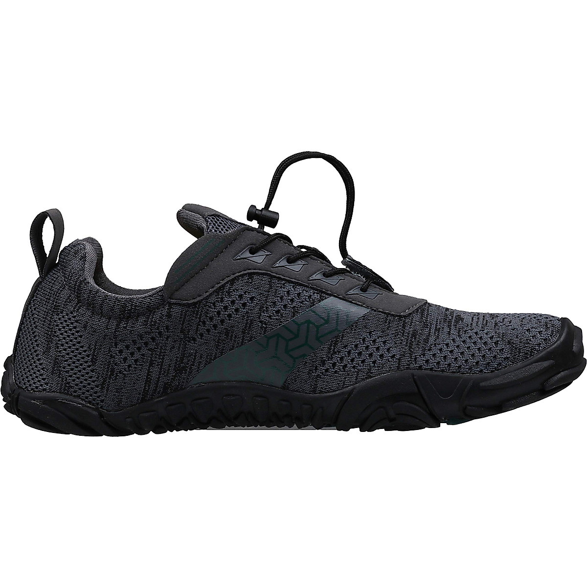 WHITIN Men's Trail Running Shoes Minimalist Barefoot Fingers Wide Toe Box Size 7.5 Gym Workout Fitness Zero Drop Minimus Hiking FiveFingers Grey 40