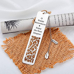 Retirement Gifts for Women Men 2023 Christmas Bookmark Gifts for Coworker Nurses Doctors Dad Mom Happy Retirement Appreciation Gift for Retired Teacher Boss Employee Leaving Going Away Gift for Friend