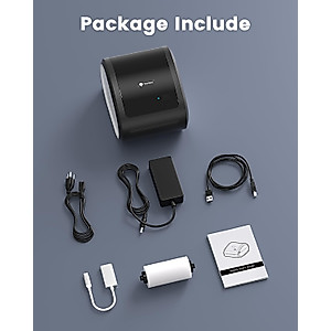 Phomemo Shipping Label Printer Bluetooth Thermal Label Printer - Wireless Bluetooth Printer Compatible with Phone&PAD&PC, Built-in Label Holder 4x6 Printer for Amazon, Shopify, Etsy,USPS,Ebay,Temu etc