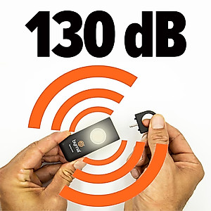 Byrna Banshee Personal Safety Alarm - 130db Loud Military Grade Self Defense Emergency Keychain Siren Device with LED Strobe Alert Light for Women, Men, Children, Elderly, Hikers and Runners (Pink)