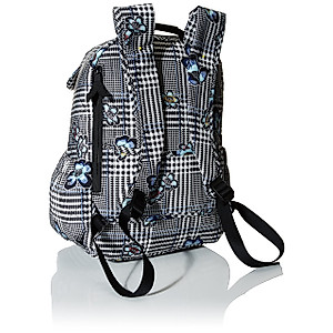 Vera Bradley Performance Twill Backpack Baby Diaper Bag, Black,One Size