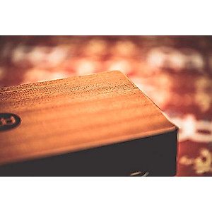 Meinl Pickup Slaptop Cajon Box Drum with Internal Snares and Forward Projecting Sound Ports - NOT MADE IN CHINA - Mahogany Playing Surface, 2-YEAR WARRANTY (PTOPCAJ4MH-M)