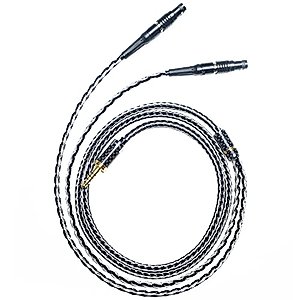 GUCraftsman 16 Strands 7N Single Crystal Copper/Silver Mixed Headphones Replacement Cables 4Pin XLR/2.5mm/4.4mm Balance for Focal Utopia (4.4mm Plug)