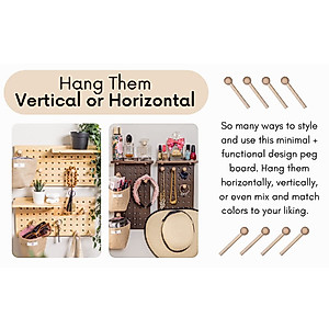 TAPUAJ 2 Wall Organizer with Wooden Board and 2 Bags - 15 x 8-2/3 inches - Wall Mounted - Includes Panel and Trim -Brown