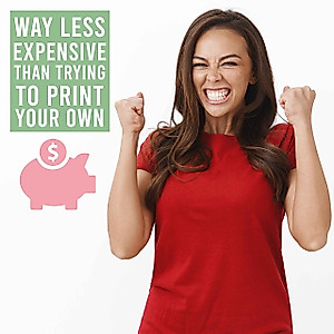 Hadley Designs Floral Baby Shower Games For Girls - 50 cards, Two 25-game sets, 4 Games Double Sided, Baby Prediction And Advice Cards, Baby Trivia, True Or False Baby Game, Baby Word Scramble Game