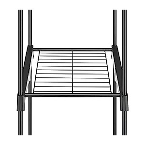 Whitmor Deluxe Double Rod Freestanding Closet Heavy Duty Storage Organizer