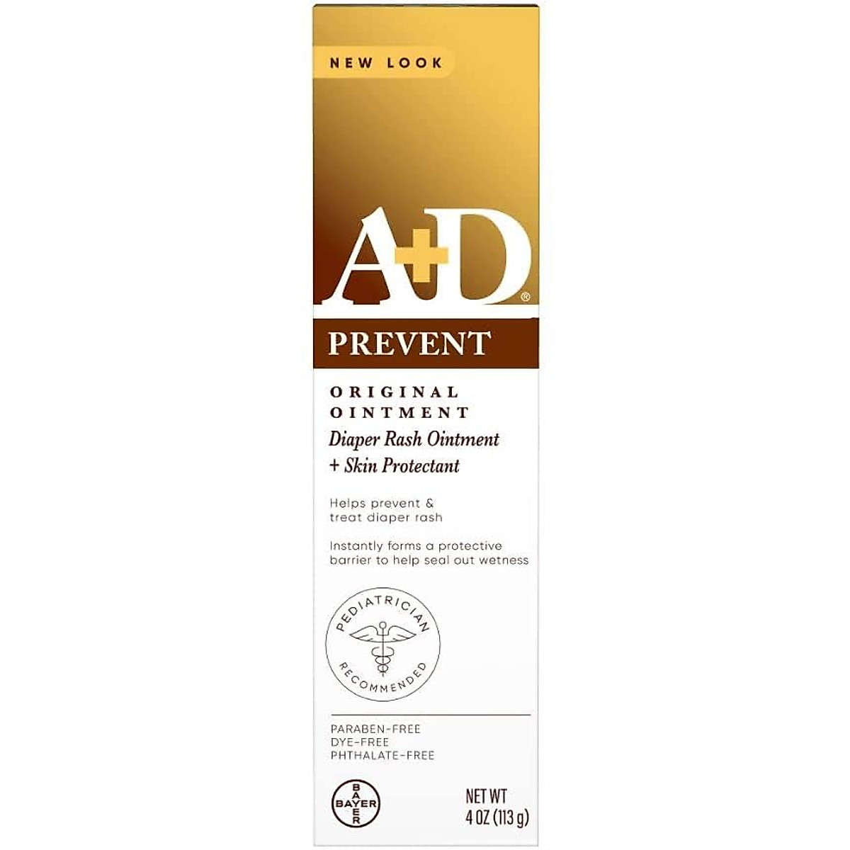 A&D Diaper Rash Ointment Skin Protectant Original - 4 oz, Pack of 6
