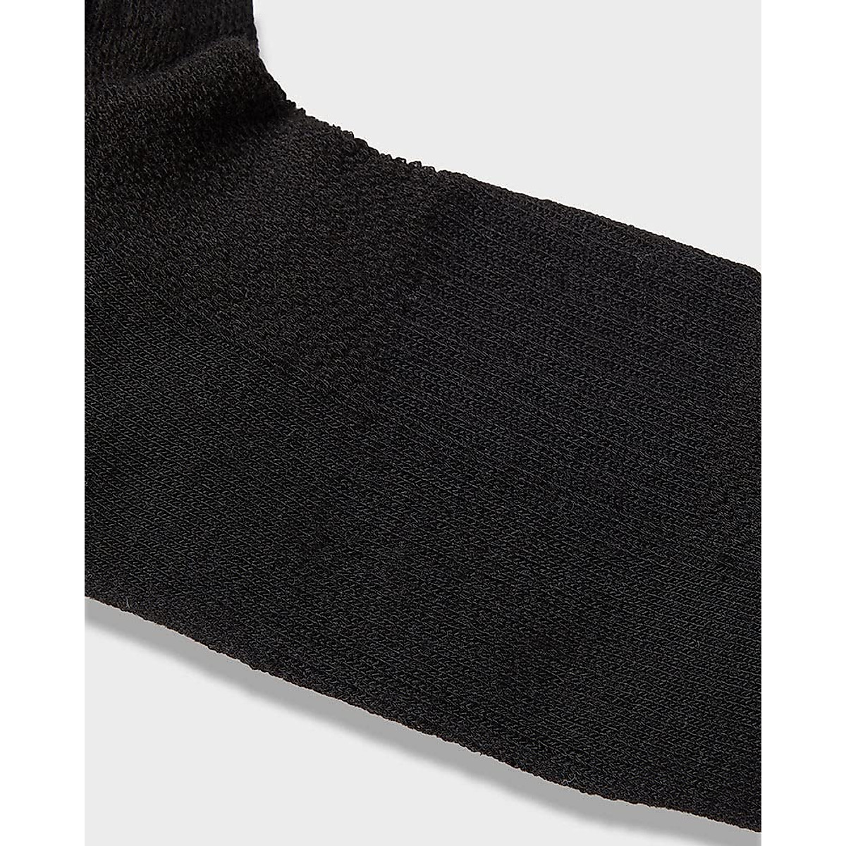 32 DEGREEES Men's 6 Pack Comfort Ankle Socks | Anti-Odor | Cushioned Heel | Arch Support | Active | Casual | Work, Black, Large