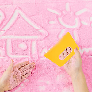 NUOBESTY 4pcs Putty Scrapers Kit Tools Acrylic for Drawing Early Sand Paint Toys Craft Oil Toddlers Pottery Children Line Supplies Painting Scraper Art Kids Brush Tool