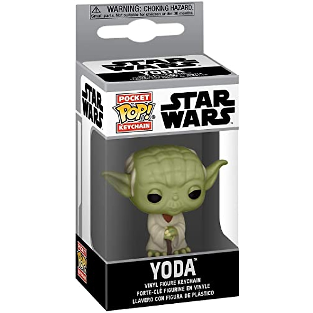 Funko POP Keychain: Star Wars - Yoda, Multicolor, One Size