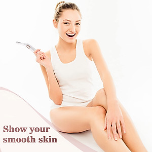 Bikini Shaver for Women Pubic Hair, USB Bikini Line Hair Removal, Ladies Bikini Hair Remover + Foldable Shaver kit, Electric Intimate Trimmer/Razor for Bikini Area, with Storage Bag by Gurelax