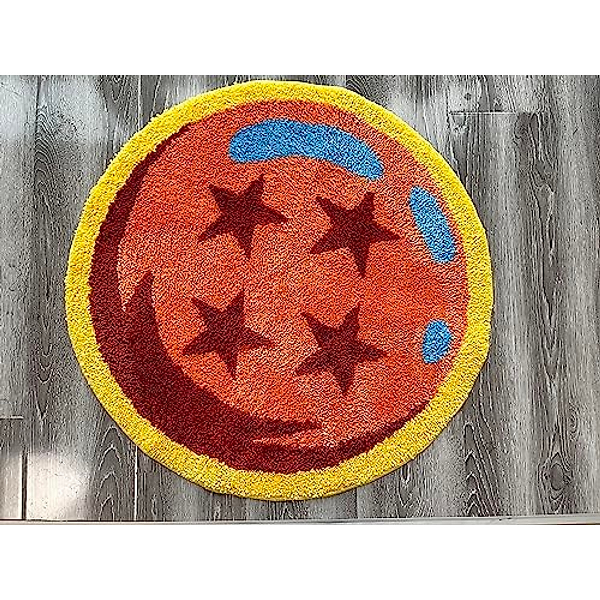 EXIGENT Premium Orange Ball Ultra Soft Anti-Slip Floor Door Mat Rug (OrangeBall)