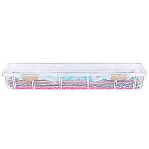 ArtBin 6999AB Fabric Strip Case - Crafts, Quiliting & Sewing Organizer, [1] Plastic Storage Case, Clear