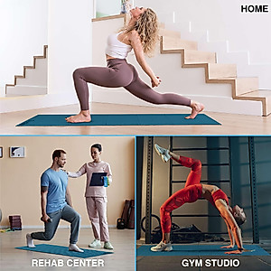 Foldable Yoga Mat-1/4 Inch Thick - Easy to Storage Travel Yoga Mat Foldable Lightweight for Fitness - Anti Slip Folding Exercise Mat for Yoga, Pilates, Home Workout & Floor Exercis