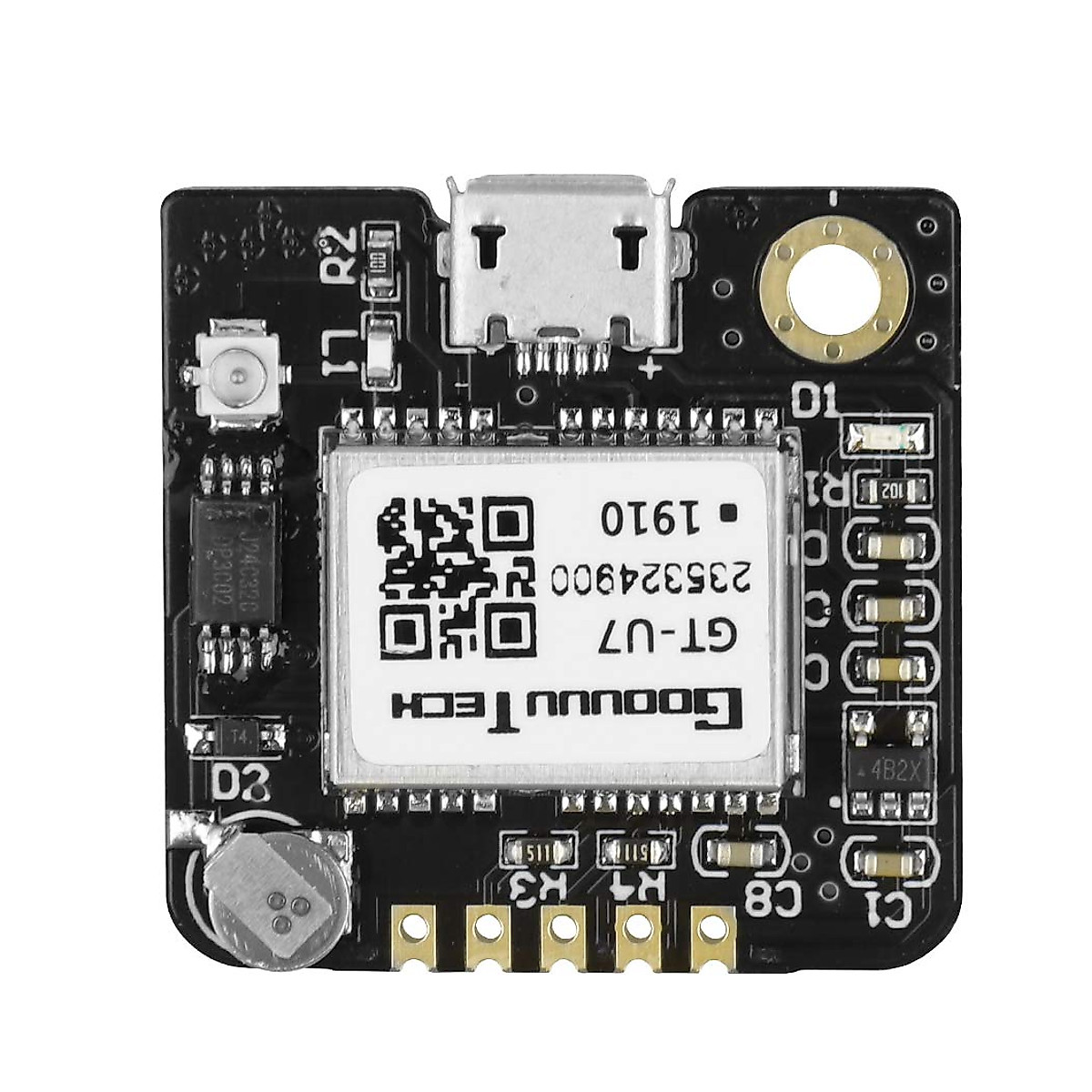 GPS Module Receiver,Navigation Satellite Positioning NEO-6M (Arduino GPS, Drone Microcontroller, GPS Receiver) Compatible with 51 Microcontroller STM32 Arduino UNO R3 with Antenna High Sensitivity