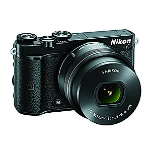 Nikon 1 J5 Mirrorless Digital Camera w/ 10-30mm PD-ZOOM Lens (Black)