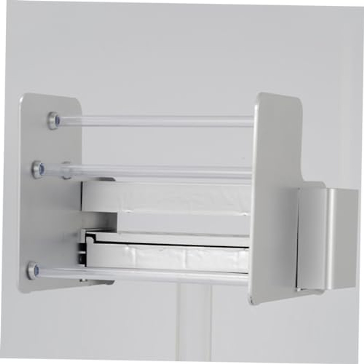 BUTIFULSIC Tool Storage Box Garage Tool Organizers Wrench Holder Organizer Tool Storage Holder with Drawer Portable Tool Organizer Hammer Rack Tools Screwdriver Tool Storage Holder Silver Pvc