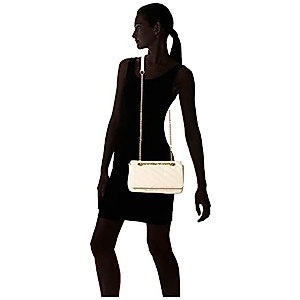 The Drop Women's Koko Chain Strap Flap Bag, Bone, One Size