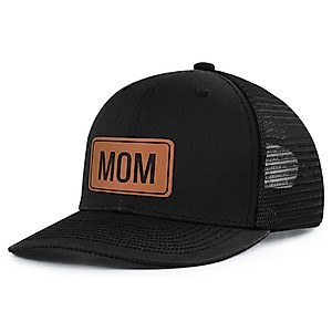 Lichfamy Mom and Dad Hats Fathers Day for New Mom Adjustable Trucker Hat New Dad Gifts for Couples Parents