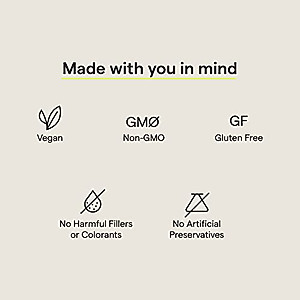 Rae Wellness Vegan Collagen Boost - Natural Collagen Supplement with Vitamin C and Bamboo for Healthy Hair, Skin, and Nails - Vegan, Non-GMO, Gluten Free - 60 Caps (30 Servings)