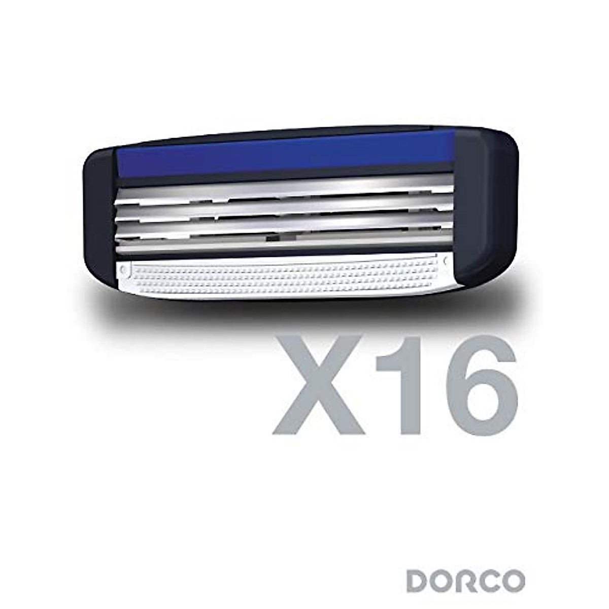 Dorco Pace 3 - Three Razor Blade Shaving System- Value Pack - 16 Cartridges (No Handle)