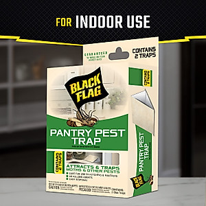 Black Flag Pantry Pest Glue Trap, 2 Count