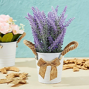 Handmade Mini Burlap Bows for DIY Crafts, Wreaths, Wedding Decor (12 Pack)