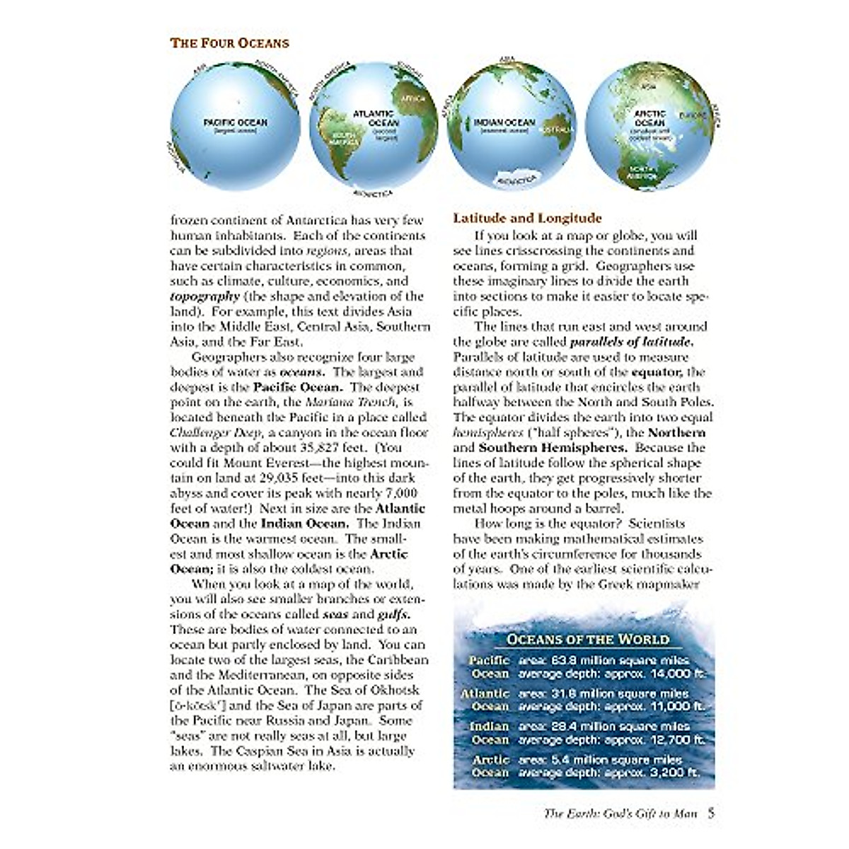 World Geography in Christian Perspective - Abeka Highschool Geography and Culture Studies