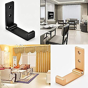 Hovico Foldable Wall Hook, Coat Hooks Garage Hook Wall Mounted Hat Hangger Hooks Robe Hook Single Coat Hanger (Silvery)